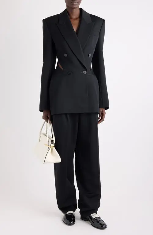 Givenchy Double-breasted Slashed Wool Blazer
