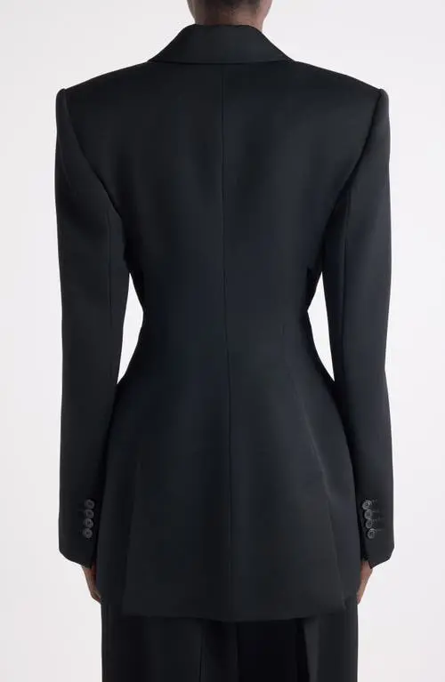 Givenchy Double-breasted Slashed Wool Blazer