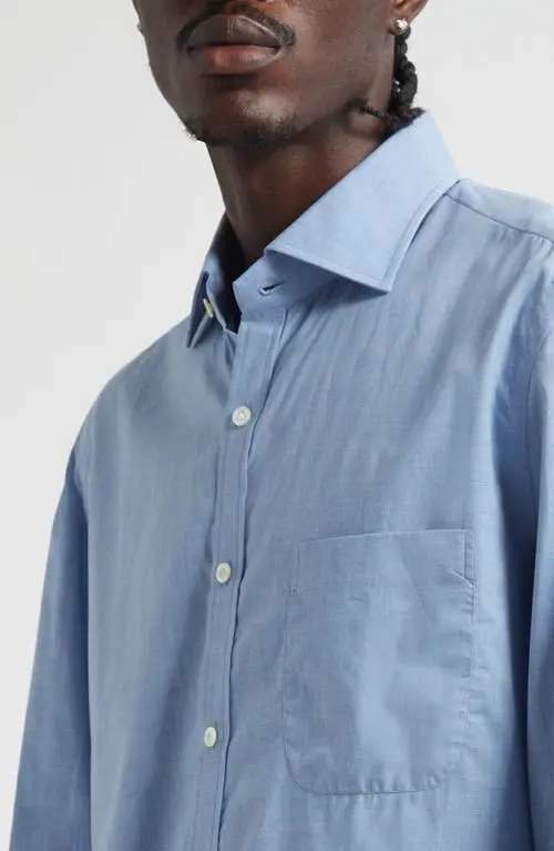 Isaia Cotton Button-up Shirt