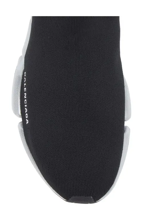 Balenciaga Speed 2.0 Lt Sock Sneaker - Black/silver