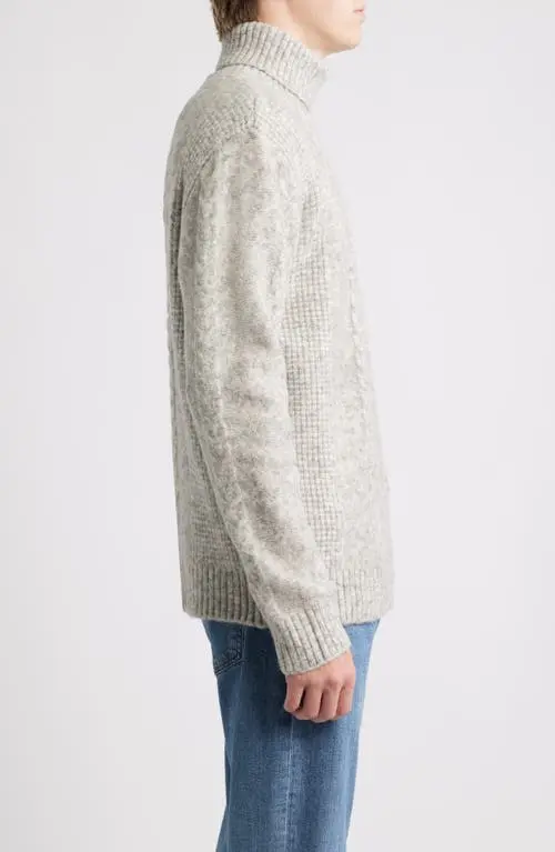SCHOTT Tri-blend Turtleneck Sweater