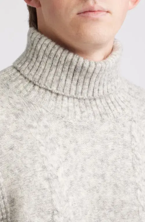 SCHOTT Tri-blend Turtleneck Sweater