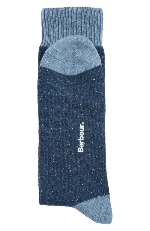 Barbour Assorted 2-pack Wool-blend Socks - Midnight Oak Mix
