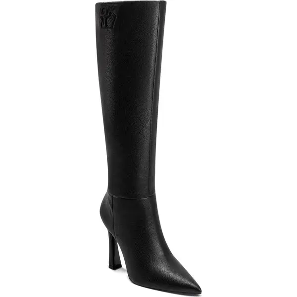 Dkny Carmel Pointed-toe Knee High Boots
