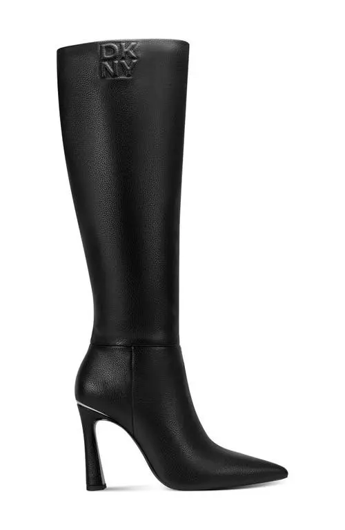Dkny Carmel Pointed-toe Knee High Boots