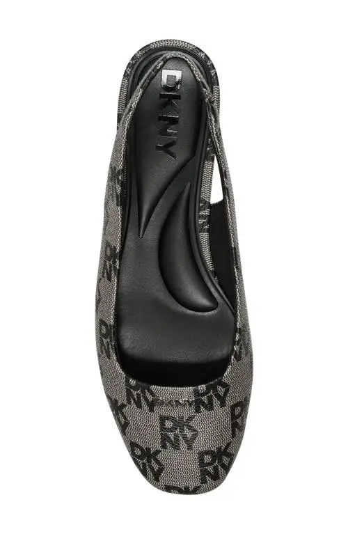 Dkny Darrow Slingback Flat - Black/black