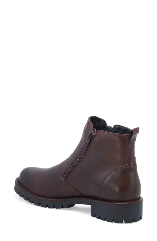 Miz Mooz Alise Block Heel Bootie - Brown