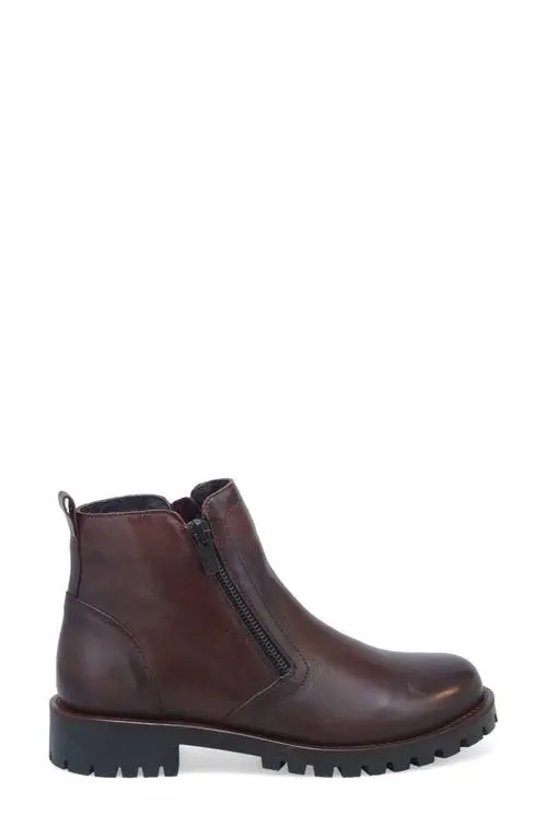 Miz Mooz Alise Block Heel Bootie - Brown