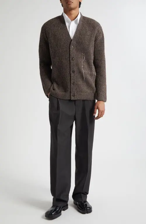 MAISON MARGIELA Virgin Wool Blend Cardigan