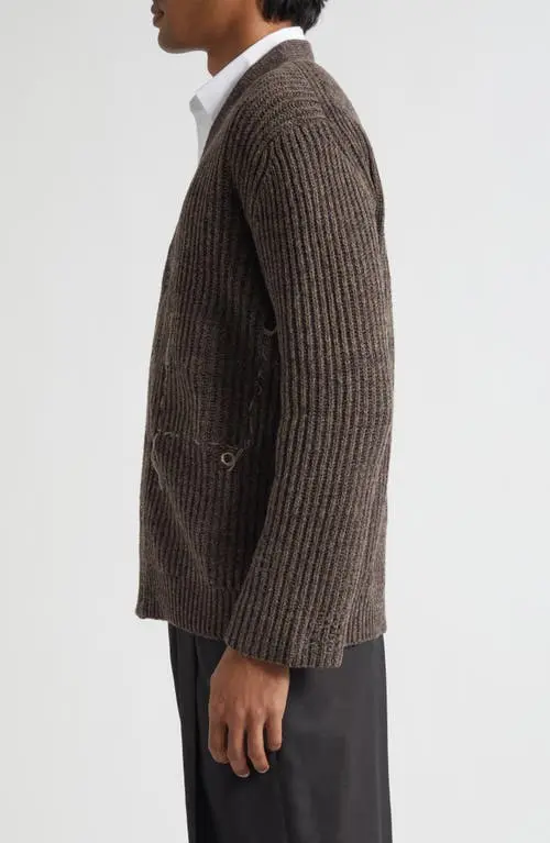 MAISON MARGIELA Virgin Wool Blend Cardigan