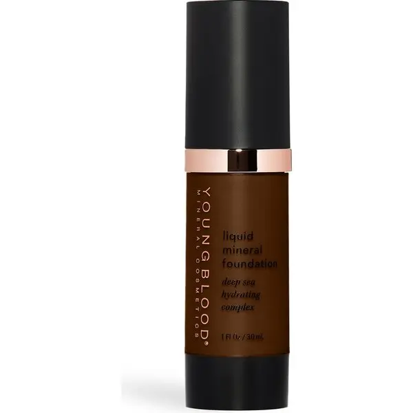 YOUNGBLOOD MINERAL COSMETICS Liquid Mineral Foundation - Ebony