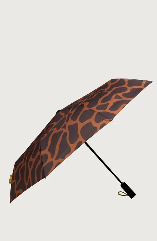 ORIGINAL DUCKHEAD Compact Umbrella With Automatic Open-close Function - Coffee Ripples