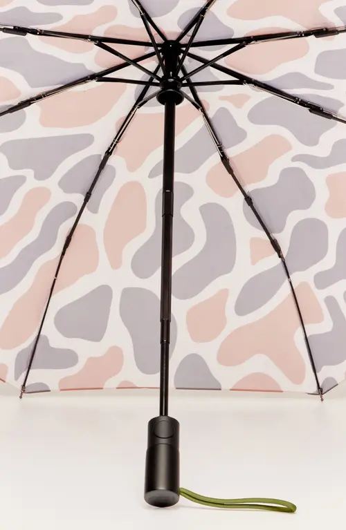 ORIGINAL DUCKHEAD Compact Umbrella With Automatic Open-close Function - Taupe Ripples