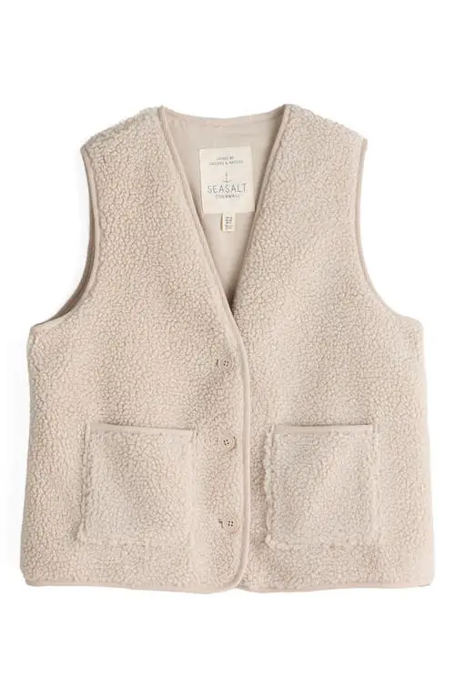 SEASALT CORNWALL Well Wisher Fleece Vest