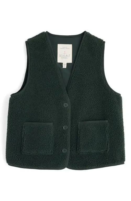 SEASALT CORNWALL Well Wisher Fleece Vest - Coppice
