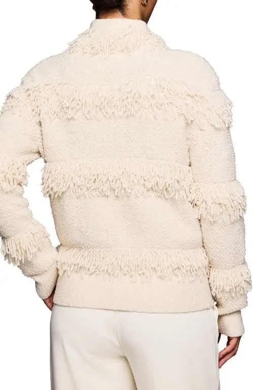 NIC+ZOE Fringe Knit Jacket - Chamois