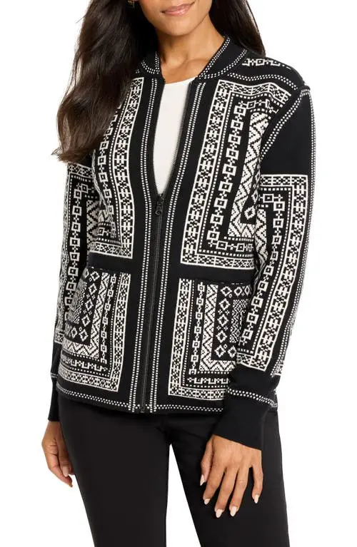 NIC+ZOE Nordic Nights Reversible Knit Jacket