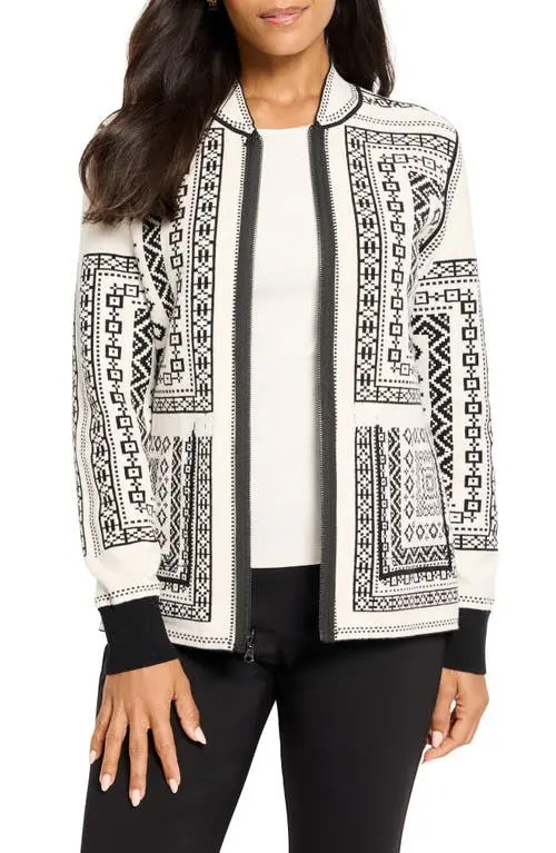 NIC+ZOE Nordic Nights Reversible Knit Jacket