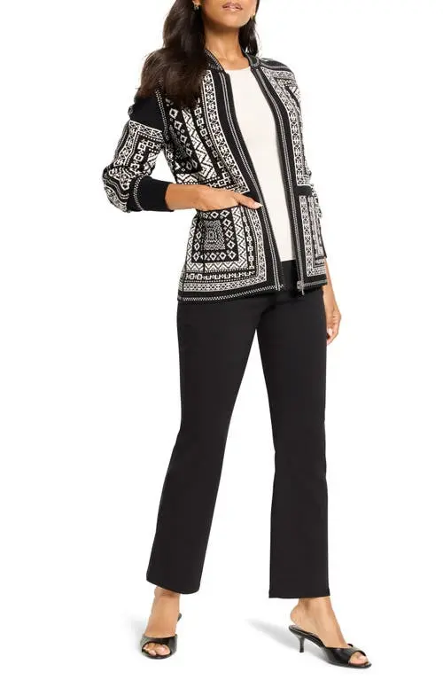 NIC+ZOE Nordic Nights Reversible Knit Jacket