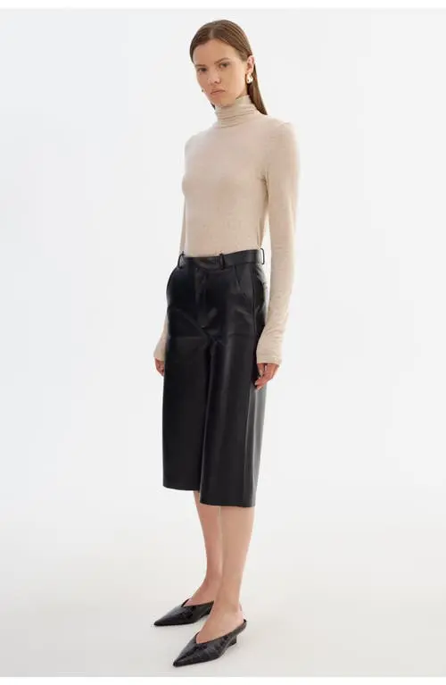 LAMARQUE Leather Bermuda Shorts