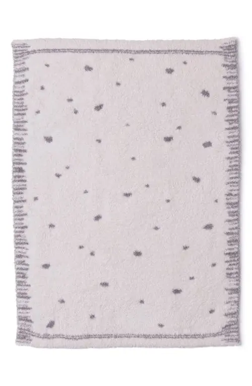 Barefoot Dreams Cozychic® Dot Stroller Blanket - Cream-pewter