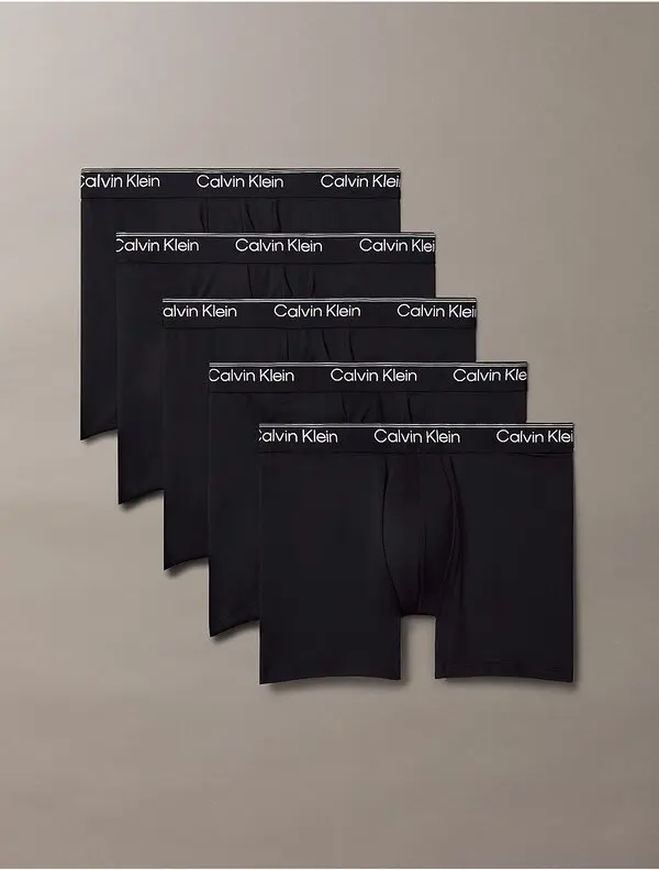 Calvin Klein Microfiber Stretch 5-pack Boxer Brief - Black