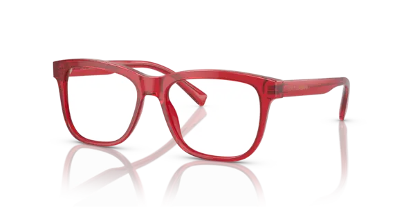 Dolce & Gabbana Dx3356 Eyeglasses - Transparent Red