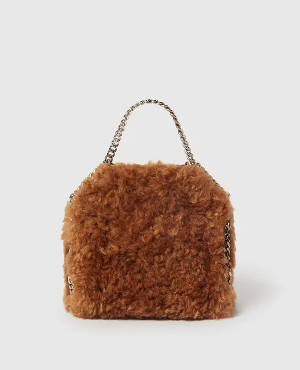 Stella McCartney Falabella Plush Mini Tote Bag - Ginger