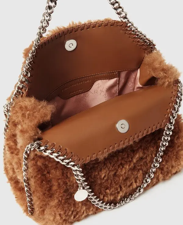 Stella McCartney Falabella Plush Mini Tote Bag - Ginger