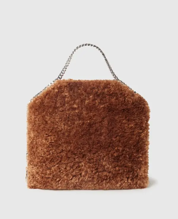Stella McCartney Falabella Plush Fold-over Tote Bag - Ginger