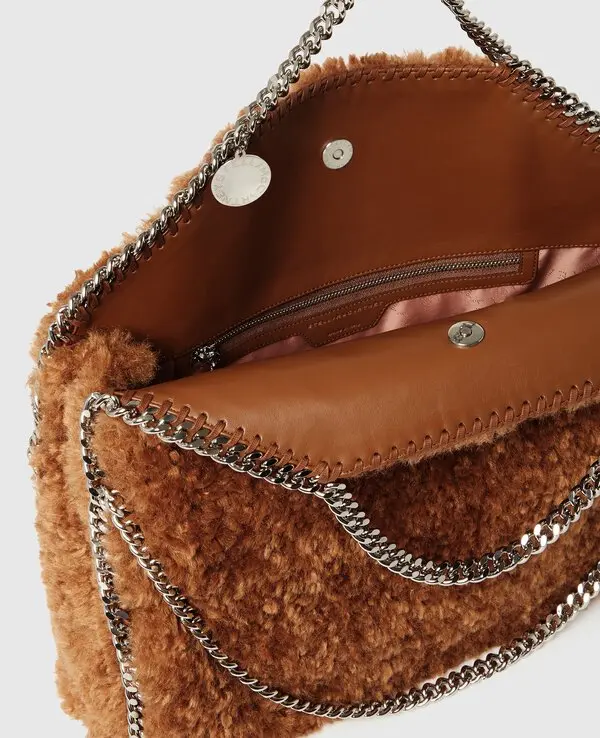 Stella McCartney Falabella Plush Fold-over Tote Bag - Ginger
