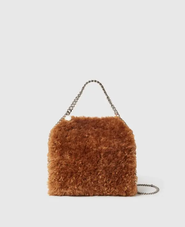 Stella McCartney Falabella Plush Tiny Tote Bag - Ginger
