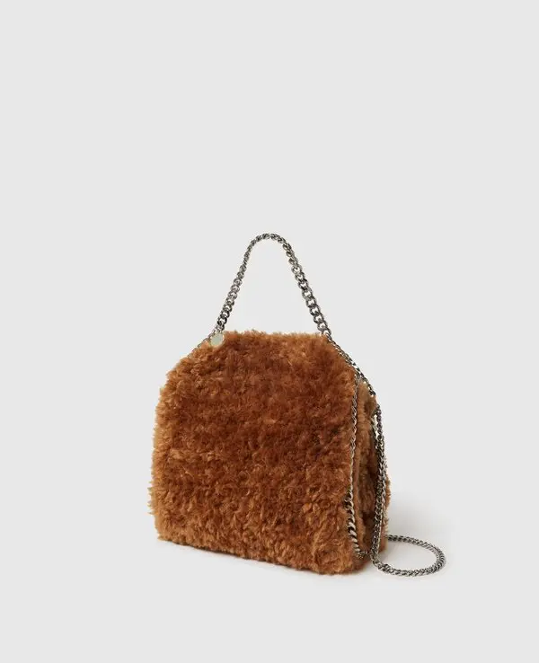 Stella McCartney Falabella Plush Tiny Tote Bag - Ginger