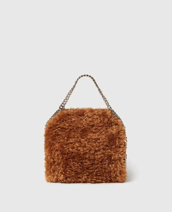 Stella McCartney Falabella Plush Tiny Tote Bag - Ginger