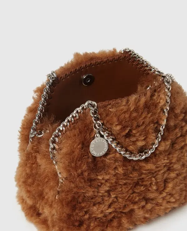 Stella McCartney Falabella Plush Tiny Tote Bag - Ginger