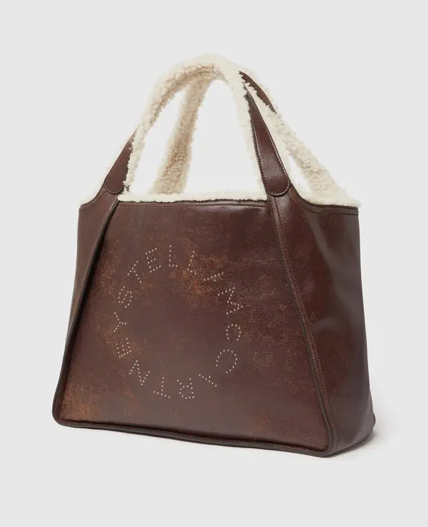 Stella McCartney Logo Tote Bag - Espresso