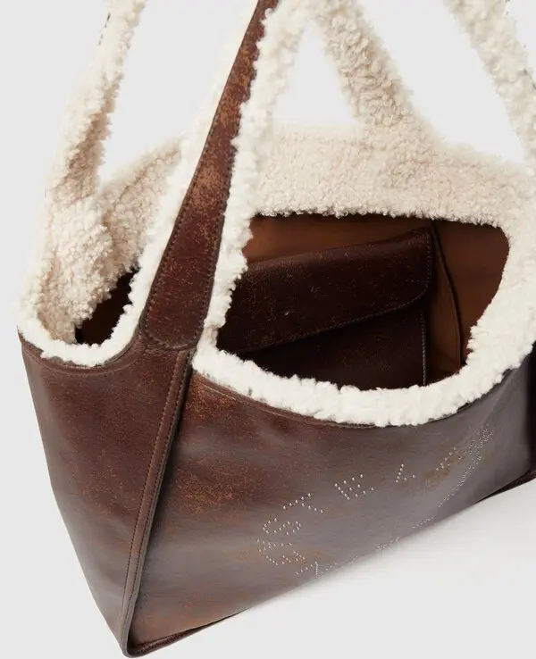 Stella McCartney Logo Tote Bag - Espresso