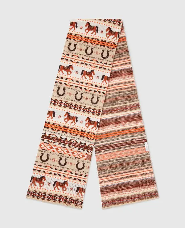 Stella McCartney Wool Scarf - Fair Isle