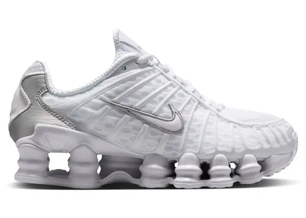 Nike Shox Tl Sneakers - White/metallic Silver/max Orange