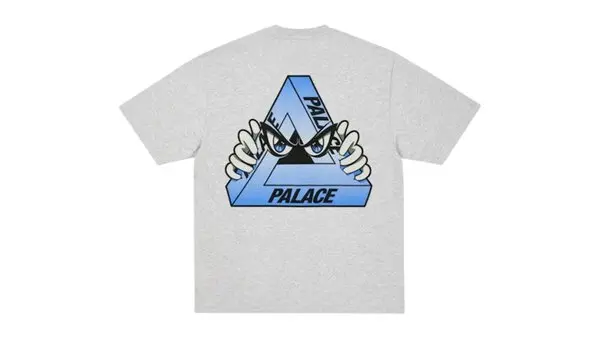 PALACE Tripeek T-shirt - Grey Marl