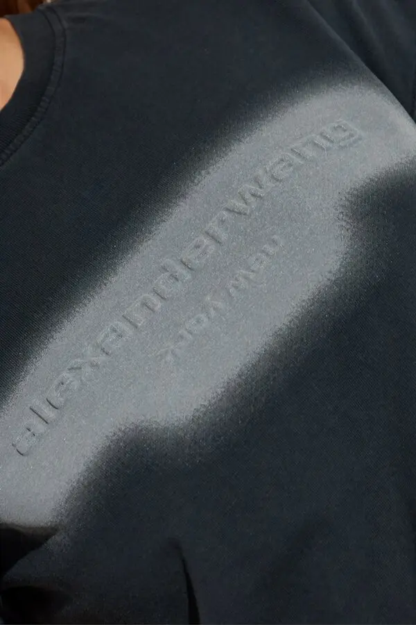 Alexander Wang Logo T-shirt - Grey