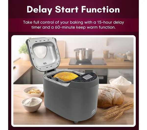 ELITE Cuisine Bread Maker W/ Ceralast Ceramic P An & Blade