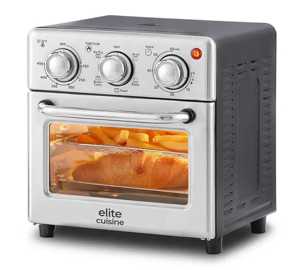 ELITE Cuisine 8l Air Fryer Convection Toaster O Ven W/ Broiler - One-color
