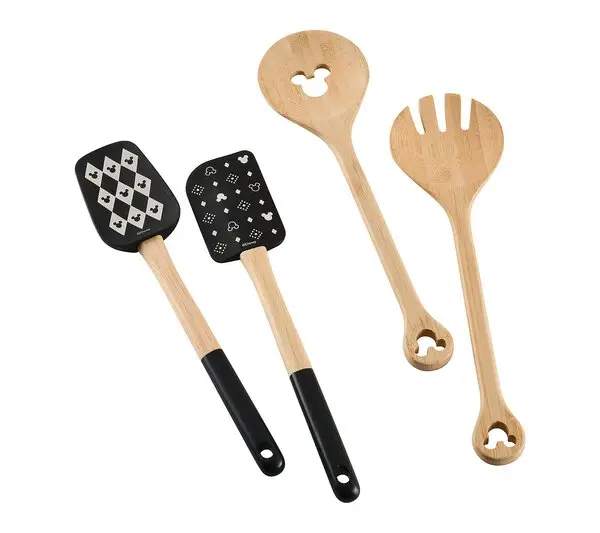 Disney Home Monochrome Kitchen Tool Set, 4 Piec Es - One-color