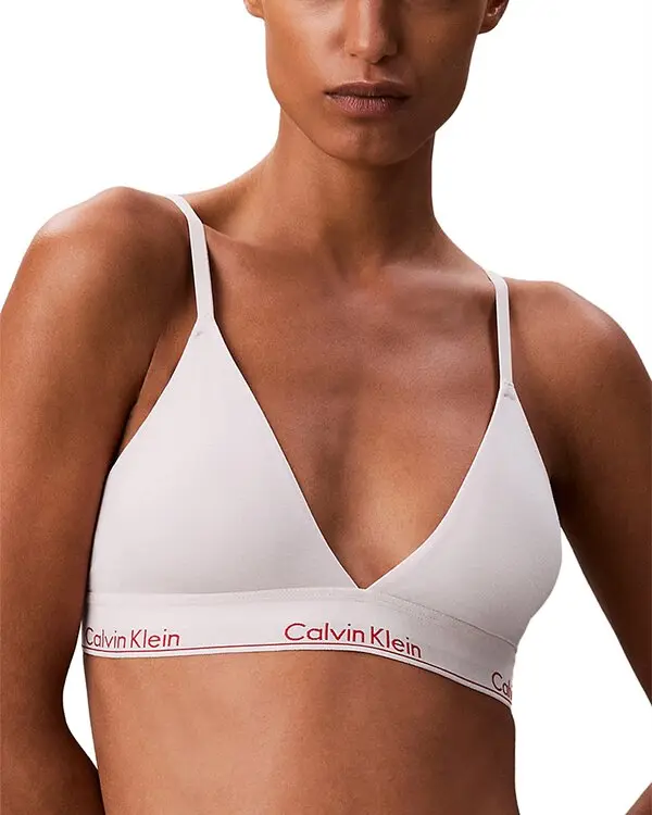 Calvin Klein Icon Logo Brand Bra - Potpourri