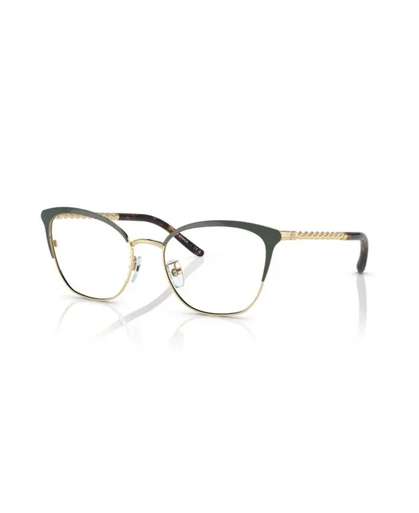 Tory Burch Square Eyeglasses - Shiny Light Gold