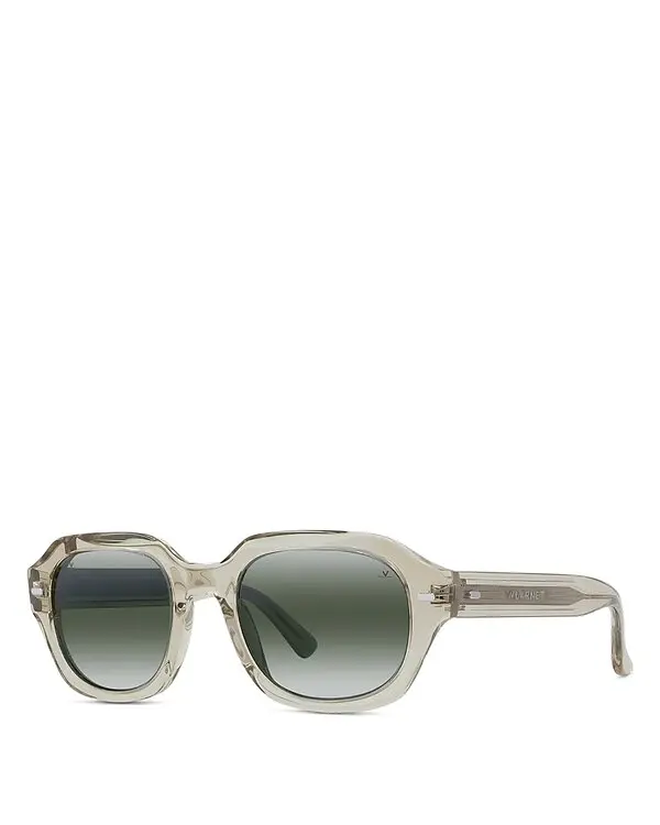 Vuarnet Geometric Sunglasses, 52mm - Beige/grey Lynx