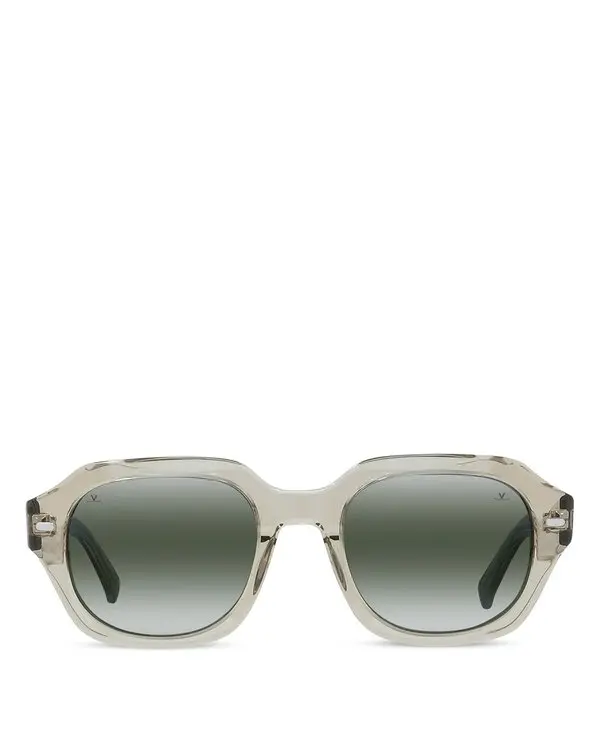 Vuarnet Geometric Sunglasses, 52mm