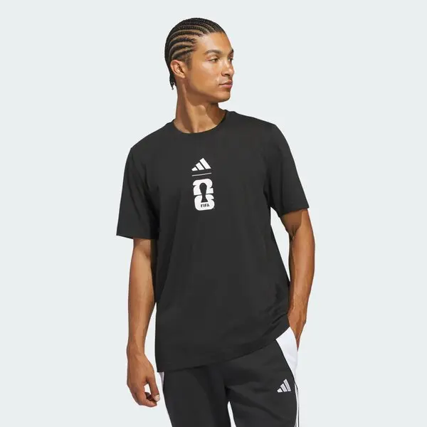 Adidas Fifa World Cup 26™ Match Ball Graphic T-shirt - Black