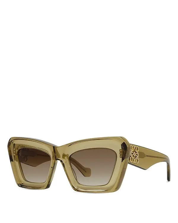 Loewe Anagram Cat Eye Sunglasses - Green/gradient
